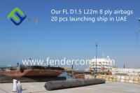 China Floating Marine Rubber Airbag For Yacht for sale