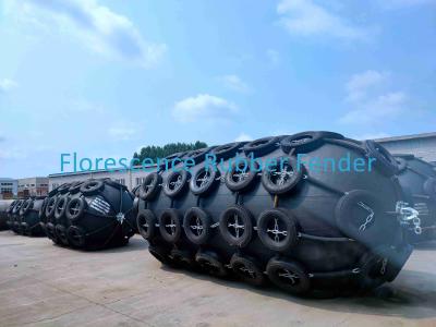 China Marine Ship Port Pneumatic Rubber Fenders Net Type for STS STD for sale