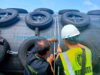 China Marine Ship Port Pneumatic Rubber Fenders Net Type for STS STD for sale