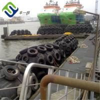 China Marine Ship Port Pneumatic Rubber Fenders Black Color for sale