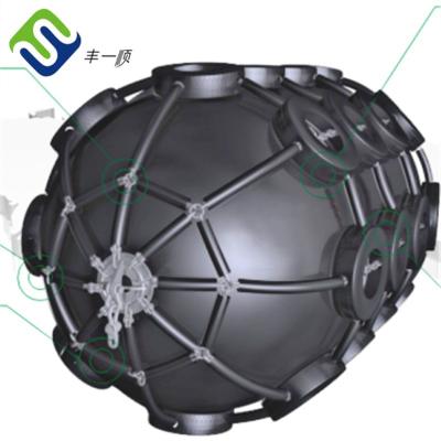 China Marine Ship Port Pneumatic Rubber Fenders Black Color for sale