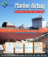 China Inflatable Ship Launching Airbag Marine Salvage Air Lift Bags for sale