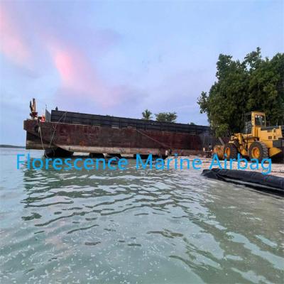 China Barge Ship Houseboats Boat Pontoon Tube Marine Rubber Airbag For Caisson Floating for sale
