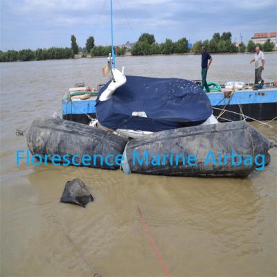 China Rubber Ship Launching Airbag Dia 0.6-2.5m For Marine Lifting for sale