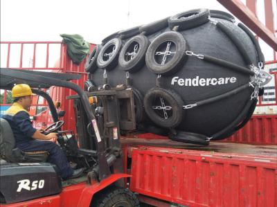 China Fendercare Ship Floating Pneumatic Rubber Marine Fender for Boat for sale