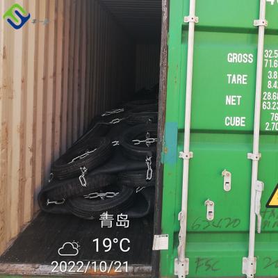 China LNG Ship Boat Defence Marine Pneumatic Rubber Fender D3.3L6.5m for sale