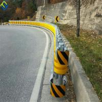 China Traffic Safety Highway Roller Barrier Anti Collision Guardrail for sale