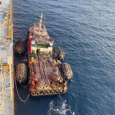 China Unique Rubber Inflatable Pneumatic Fender For Ship To Ship Or Dock for sale