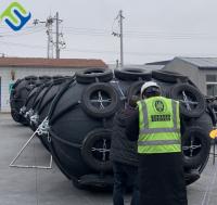 China D2.5L5.5m Yokohama Type Ship Rubber Bumper Pneumatic Fender RS Approved for sale