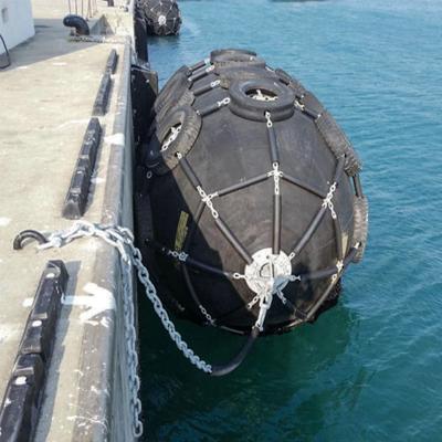 China Chainand Tire Net Or Sling Type Marine Fender For Marine Applications for sale