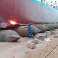 China Customized Package Marine Rubber Airbag For Ship Launching And Landing for sale