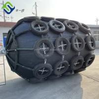 China Black Natural Rubber Pneumatic Rubber Fender With Pressure Of 50 Or 80 Kpa for sale