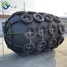 China Black Natural Rubber Pneumatic Rubber Fender With Pressure Of 50 Or 80 Kpa for sale