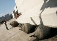 China Air Lifting Ship Launching Airbags Large Caisson Removed Diameter 0.3m To 2.2m for sale