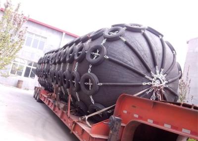 China Boat Weight From 15000 - 200000T Of Pneumatic Air Filled Rubber Ship Fender for sale