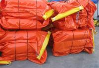 China PVC Spill Containment Boom , Floating Oil Boom Working Tensile Strength 20 To 130kN for sale