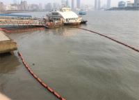 China Customized Color Oil Containment Boom Fabricated With Special Rubber Cloth for sale