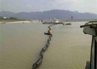 China Customized Color Oil Containment Boom Fabricated With Special Rubber Cloth for sale