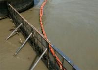 China Orange Solid Float Oil Containment Boom Height 600 To 1500mm Fast Deployment for sale