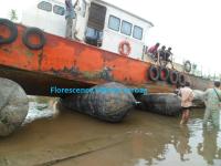China Boat Pneumatic Marine Salvage Airbags for Ship Undocking for sale