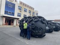 China Protects Long Ship With Pneumatic Boat Fender / Marine Rubber Fender for sale