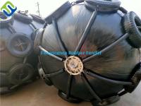 China Ribbed Type Customized Size Of Inflatable Floating Marine Rubber Fender for sale