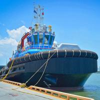 China BV Approved Black M Type Rubber Fenders Tugboat Fender Tug Fender Used for STS for sale
