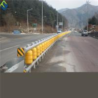 China Plastic Eva Pu Anti Crash Guardrail Safety Highway Roller Barrier Expandable for sale