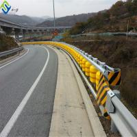 China EVA Foam Road Roller Barrier Anti Collision Safety Roller Barrier for sale