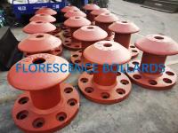 China Cast Iron Steel Single Marine Mooring Bollard Type T TEE Head for sale