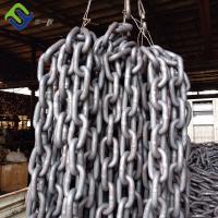 China Offshore Oil Platform Mooring Anchor Chain Welded Electric Galvanized for sale