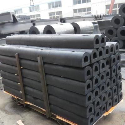 China High Quality BV CCS approved Corner Fender D Bore Marine Rubber D fender for sale