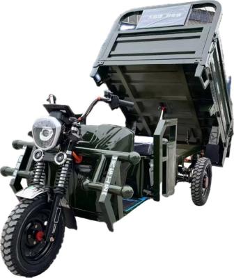 China 1000W Electric Tricycles Cargo Truck Self-discharging 3 Wheel Motorcycle for Adult for sale