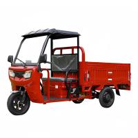 China Exclusive 1.6m Big Power Cargo Electric Tricycle 1200W/1500W Semi-Closed Motorcycle Truck for sale