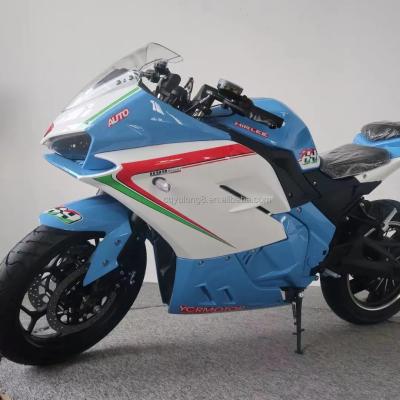 China Racing Motorcycles 5000W 72V Brushless DC Motor with Hydraulic Brake Design Shipping for sale
