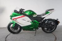 China Racing Motorcycles 5000W 72V Brushless DC Motor with Hydraulic Brake Design Shipping for sale