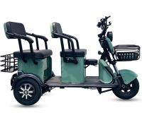China 500W Passenger Electric Vehicle Elderly Tricycle with 15-20° Grade Ability and Energy for sale