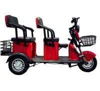 China 500W Passenger Electric Vehicle Elderly Tricycle with 15-20° Grade Ability and Energy for sale