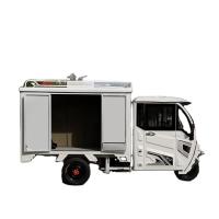 China 60V 1800W Fully Enclosed Electric Tricycle Express Truck with Multiple Colour Options for sale
