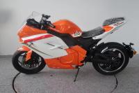 China Max. Speed 80km/h High Cover Motor 8000W Racing 72V Moped Motorcycle with LED Light for sale