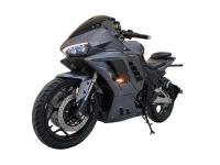 China Powerful 72V 3000W Mid Motor Lithium Battery Electric Racing Motorcycle with 12inch Tire for sale