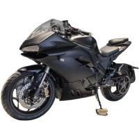 China Powerful 72V 3000W Mid Motor Lithium Battery Electric Racing Motorcycle with 12inch Tire for sale