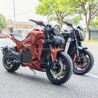 China 72V 3000W 5000W Mid Motor Electric Motorcycle for Adult Off Road Dirt Bike Sportbike for sale