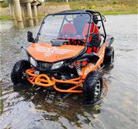 China 200CC Transmission Electric UTVs Direct Powerful Adult Oil Cold 50-70km Driving Mileage for sale
