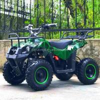 China 500-800W Shaft Drive Motor Electric Mini ATV Buggy 4 Wheel Quad Bike for Kids and Adults for sale