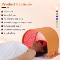 China Latest 216 Lamps & 8-Color Silicone LEDs-lights Therapy Facial & Neck & Body Beauty Machine for sale
