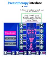 China Professional 3 in 1 Ems Muscle Stimulator Pressotherapy Lymphatic Drainage Machine for sale
