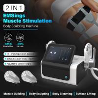 China Portable 2 Handles Skin Firming Emssing Body-sculpting Machine for sale