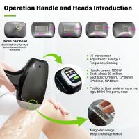 China High Quality 7 Languages 5 Heads Diode-Lasersings Hair Removal Machine with Nose Hair Head for sale