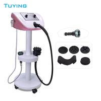 China 2024 2 in 1 pink G8 Vibration Body Massage Vacuum Heating Slimming Machine with Stand for sale